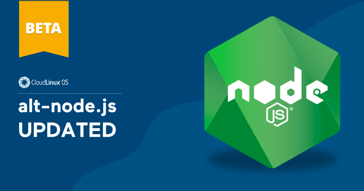 Beta: alt-Node.js updated